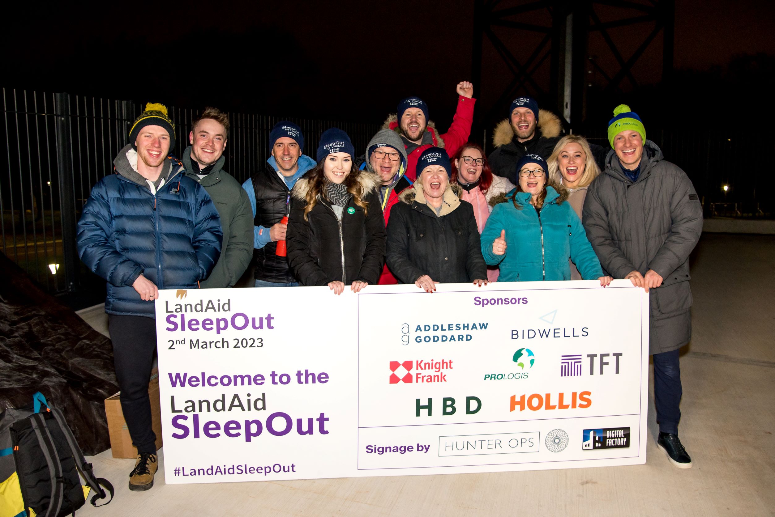 Prologis UK supports LandAid's annual property SleepOut fundraiser ...